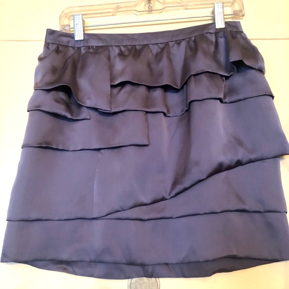 zinc | Skirts | Zinc Gray Layered Mini Skirt Sz 3 | Poshmark